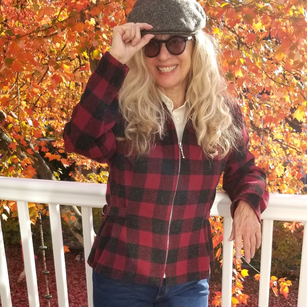 Filson Inspired "Fresno" Black & Red Buffalo Plaid Fi… - Gem